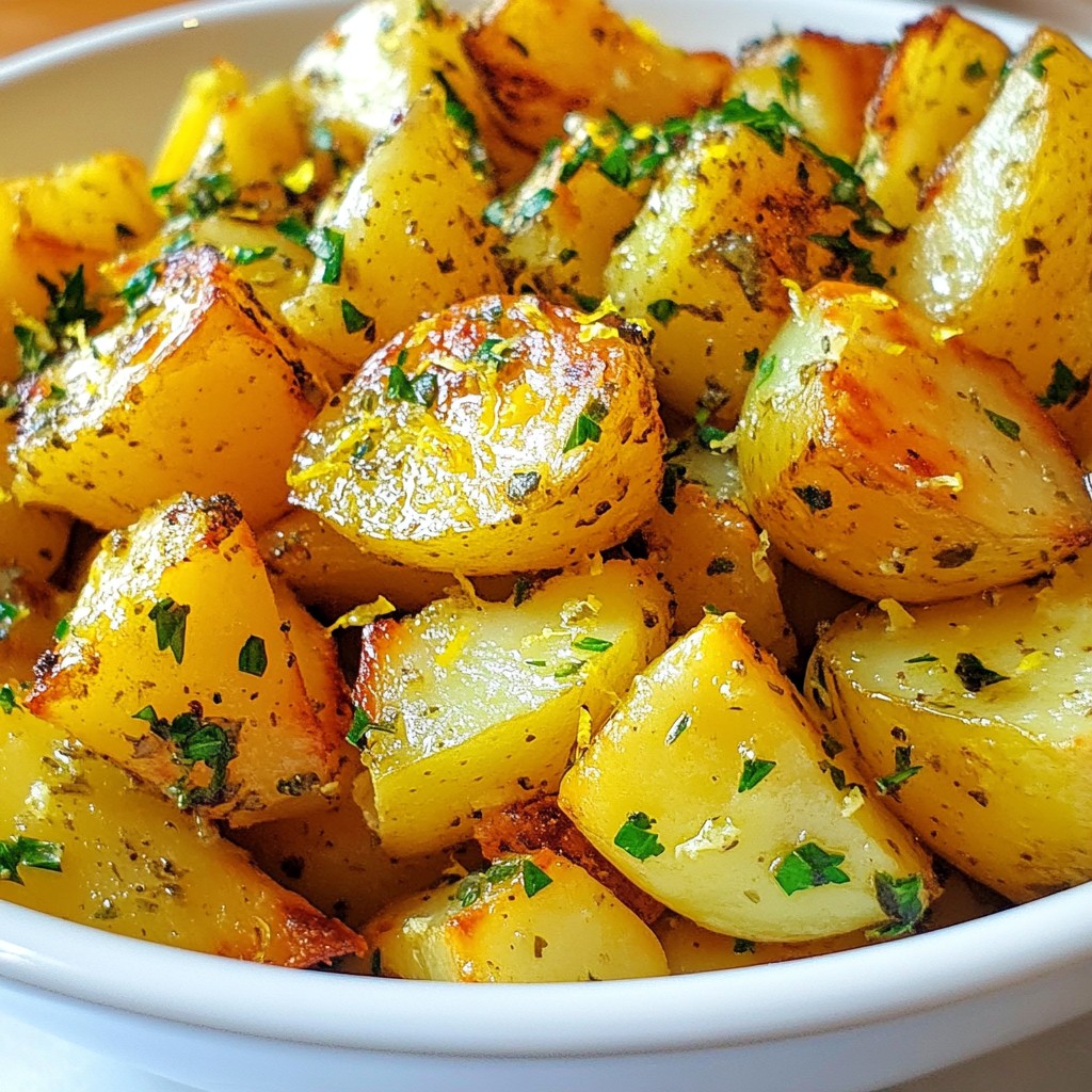 Greek Lemon Potatoes Flavorful and Easy Recipe Guide - Recipe Website